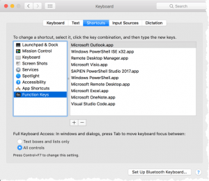Always display function keys on Touch Bar for Windows apps - Thinking aloud