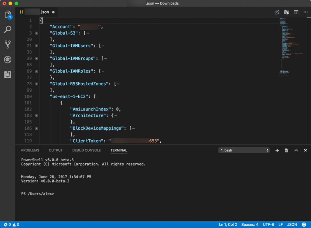 Thinking aloud | Create a JSON inventory of your AWS resources in ...